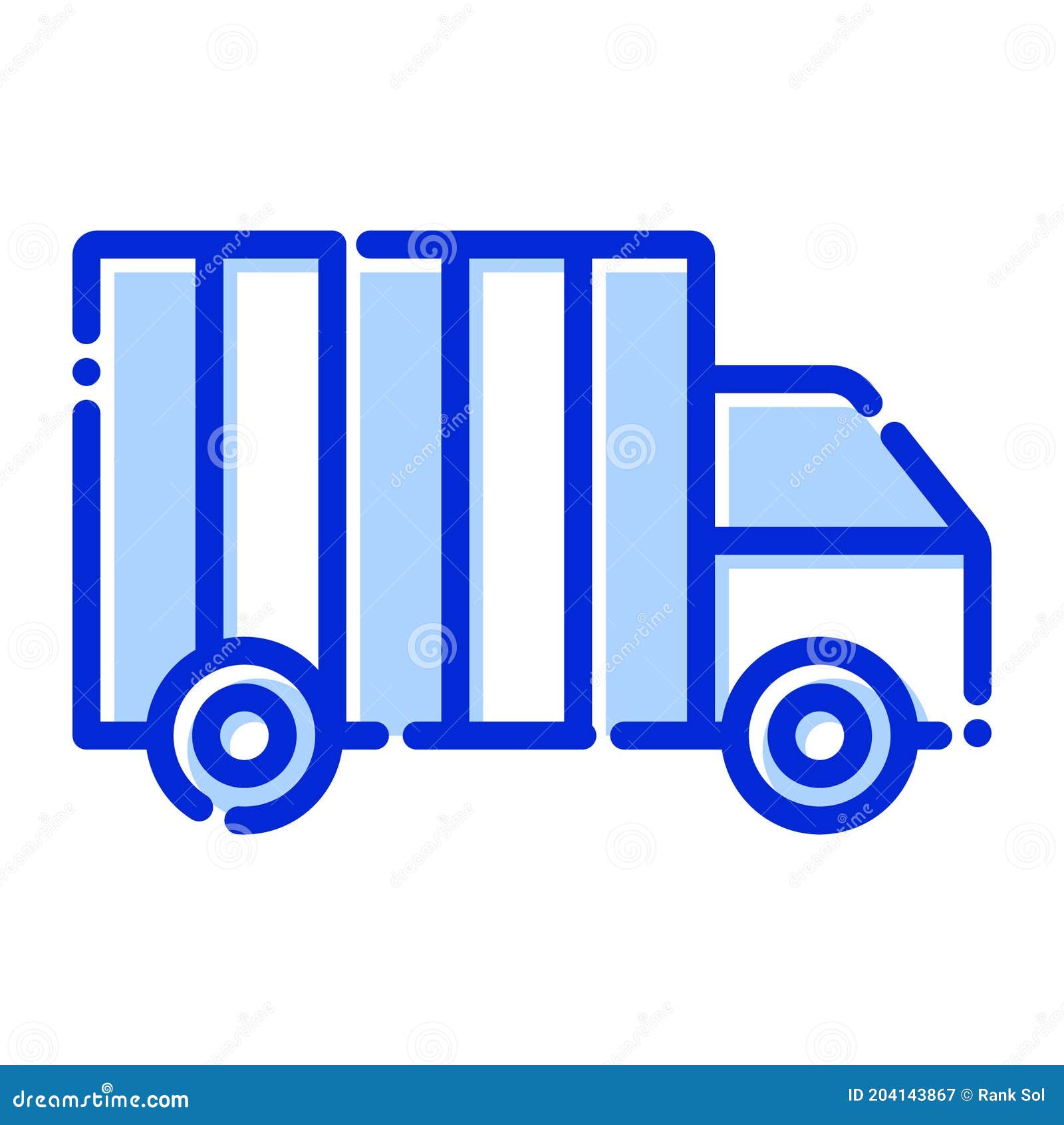 Loading Cargo, Cargo, Delivery Truck, Delivery Fully Editable Vector ...