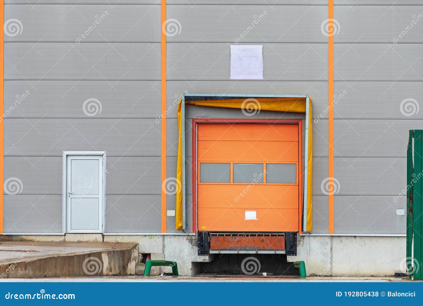 Cargo Door stock photo. Image of industry, building - 192805438