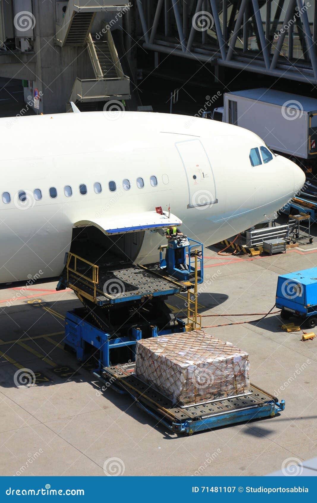 Loading cargo stock image. Image of luggage, baggage - 71481107