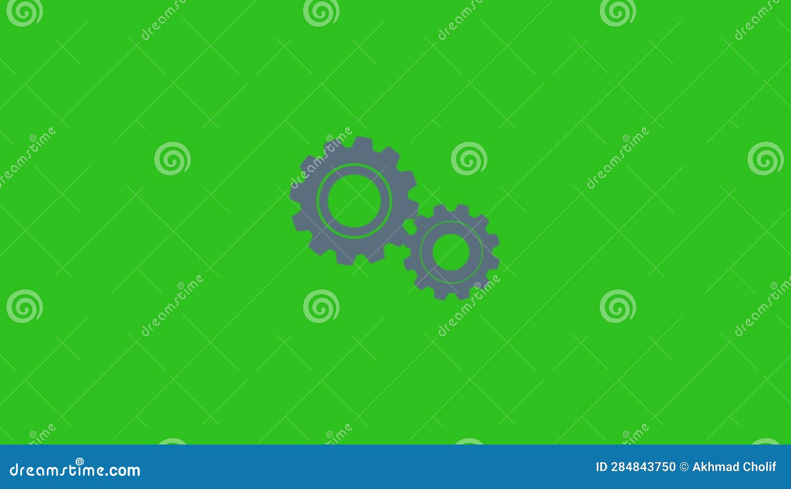 Loading Circle Icon Animation on Green Background Stock Footage - Video ...
