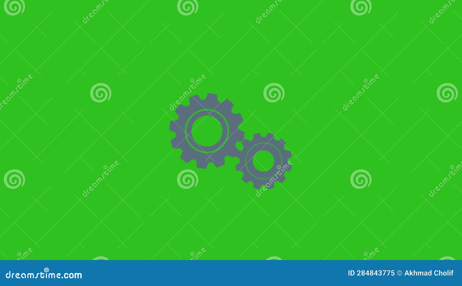 Loading Circle Icon Animation on Green Background Stock Video - Video ...