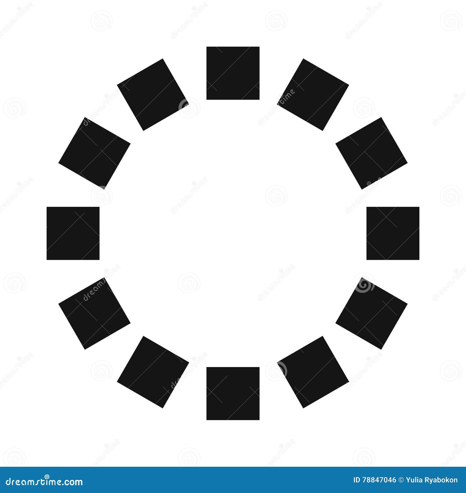 Loading Circle Sign Icon, Simple Style Stock Vector - Illustration of ...