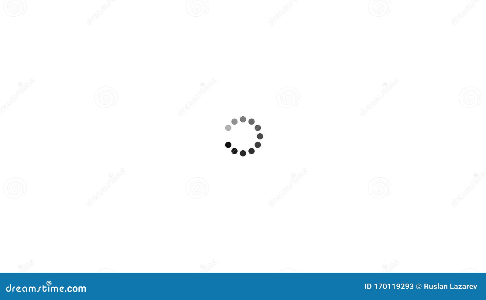 Loading Circle on White Background Stock Video - Video of playing ...