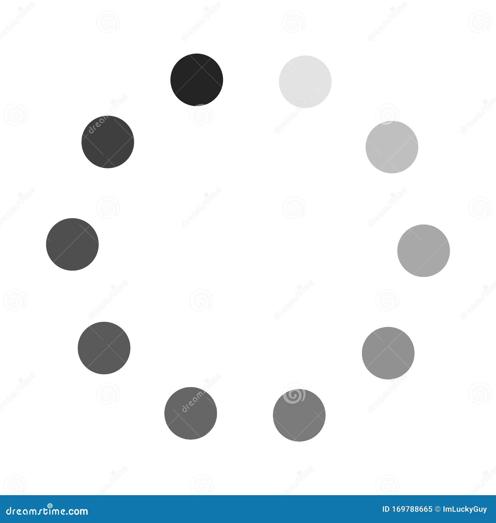 Loading Computer Icon Vector Isolated. Round Symbol Stock Vector ...