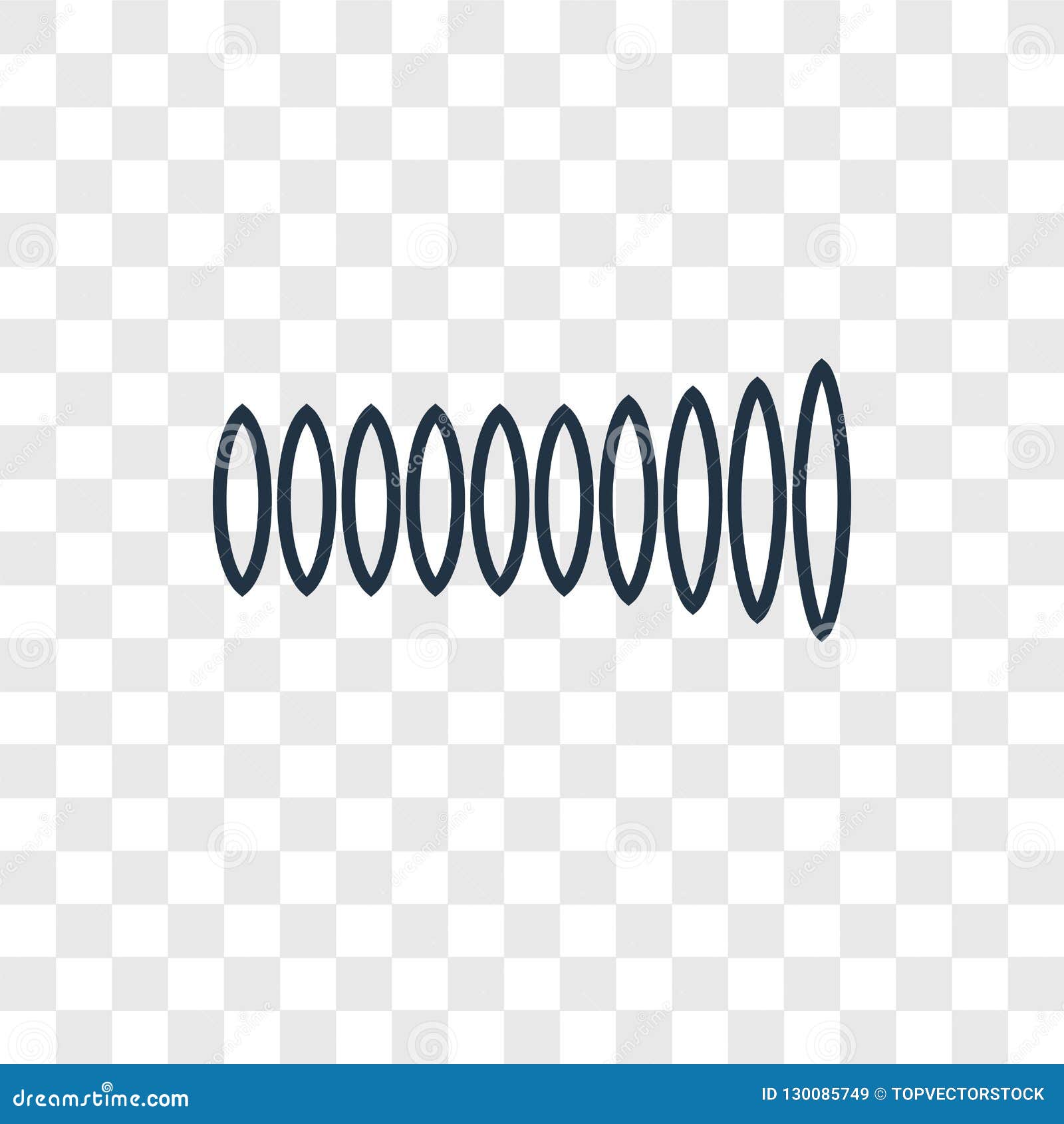 Loading Concept Vector Linear Icon Isolated on Transparent Background ...