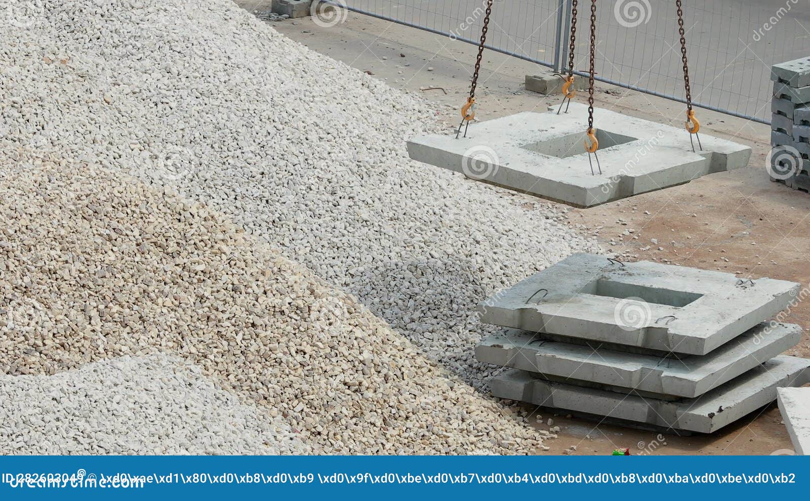 Loading Concrete Slabs on a Truck Stock Video - Video of shipment, work ...