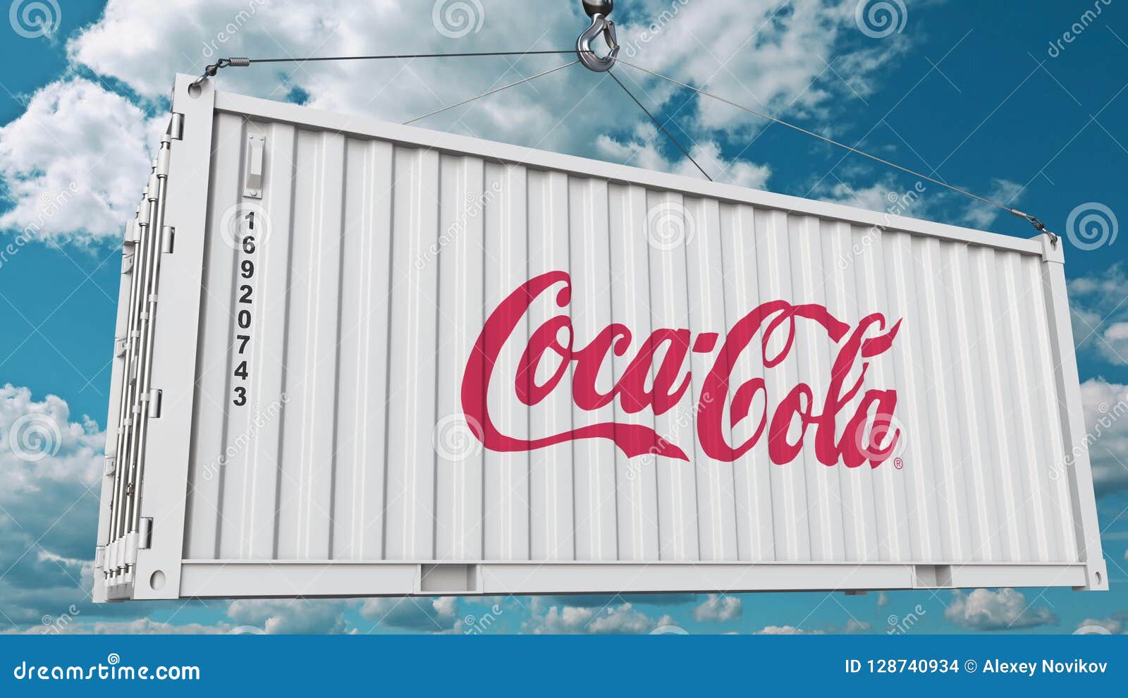 Coca-Cola Logo on a Container. Editorial 3D Rendering Editorial Stock ... Coca-Cola Logo on a Container. Editorial 3D Rendering Editorial Stock ...