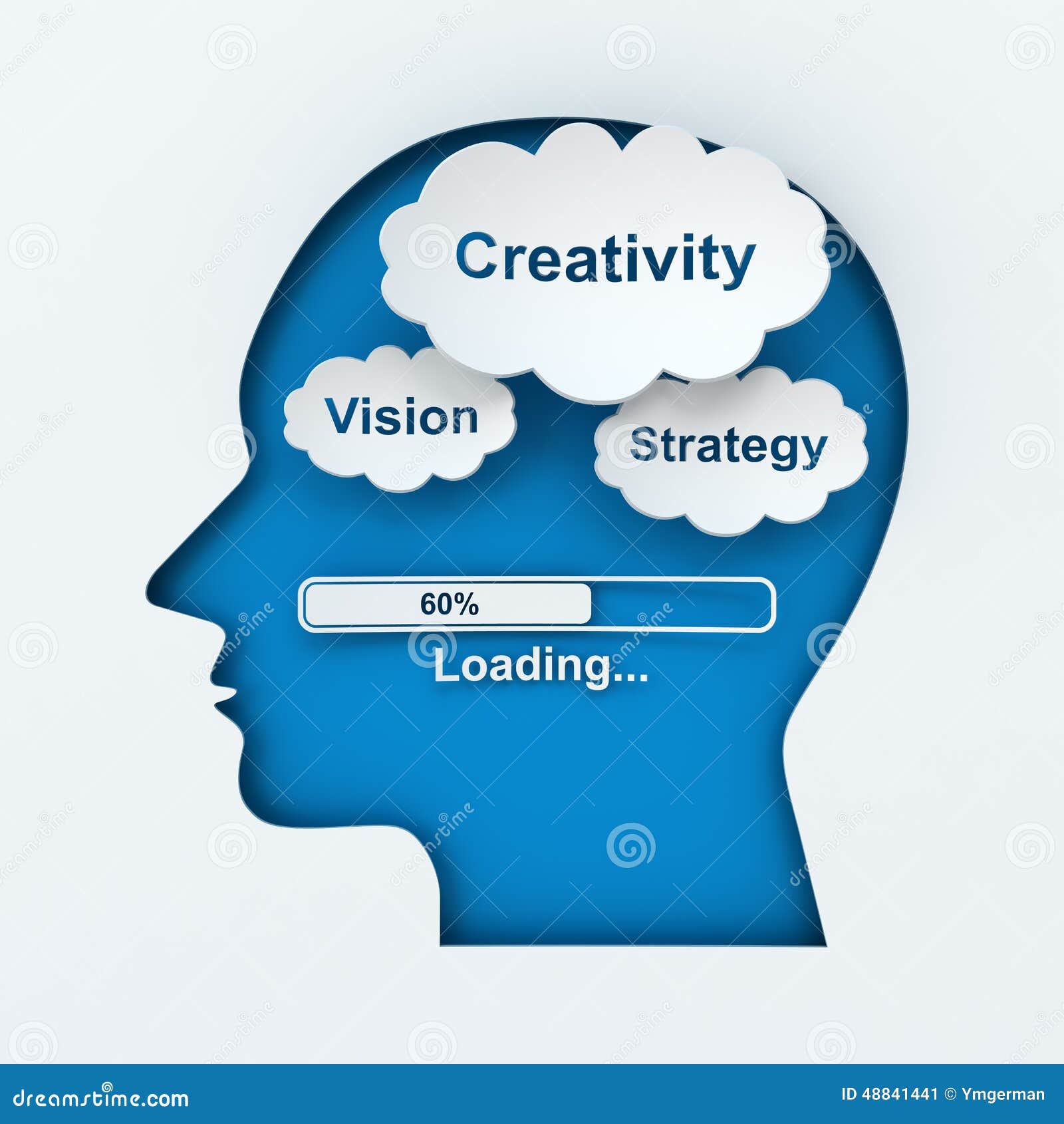 Loading Creativity, Vision and Strategy Stock Illustration ...