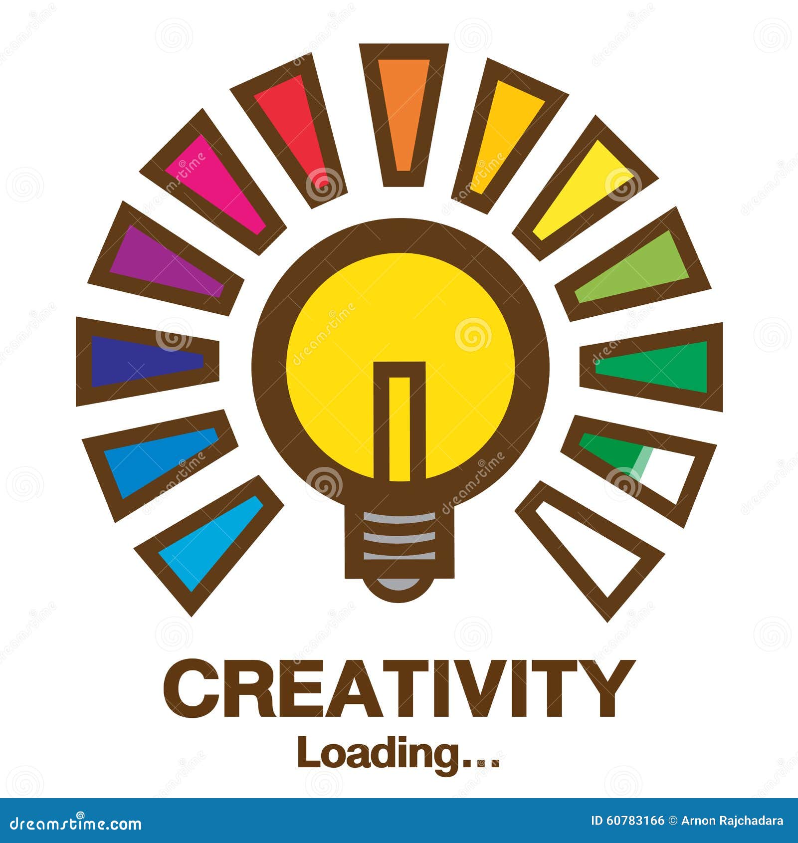 Loading creativity stock vector. Illustration of corporate - 60783166