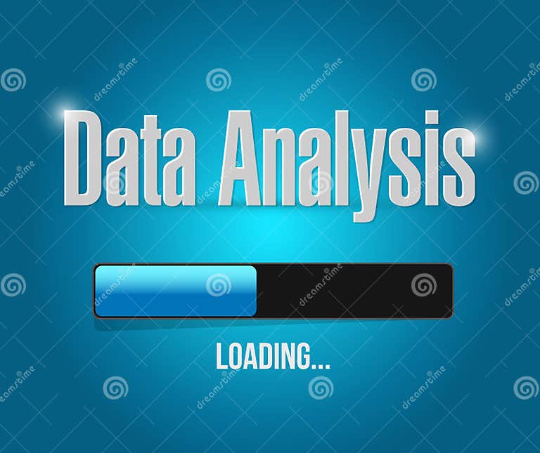 Loading Data Analysis Illustration Design Stock Illustration ...