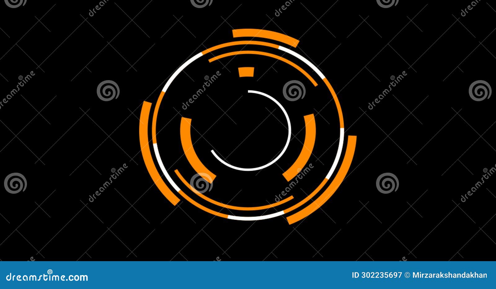 Loading Data HUD Circle Interfaces. Sci-fi Circle HUD Interfaces with ...