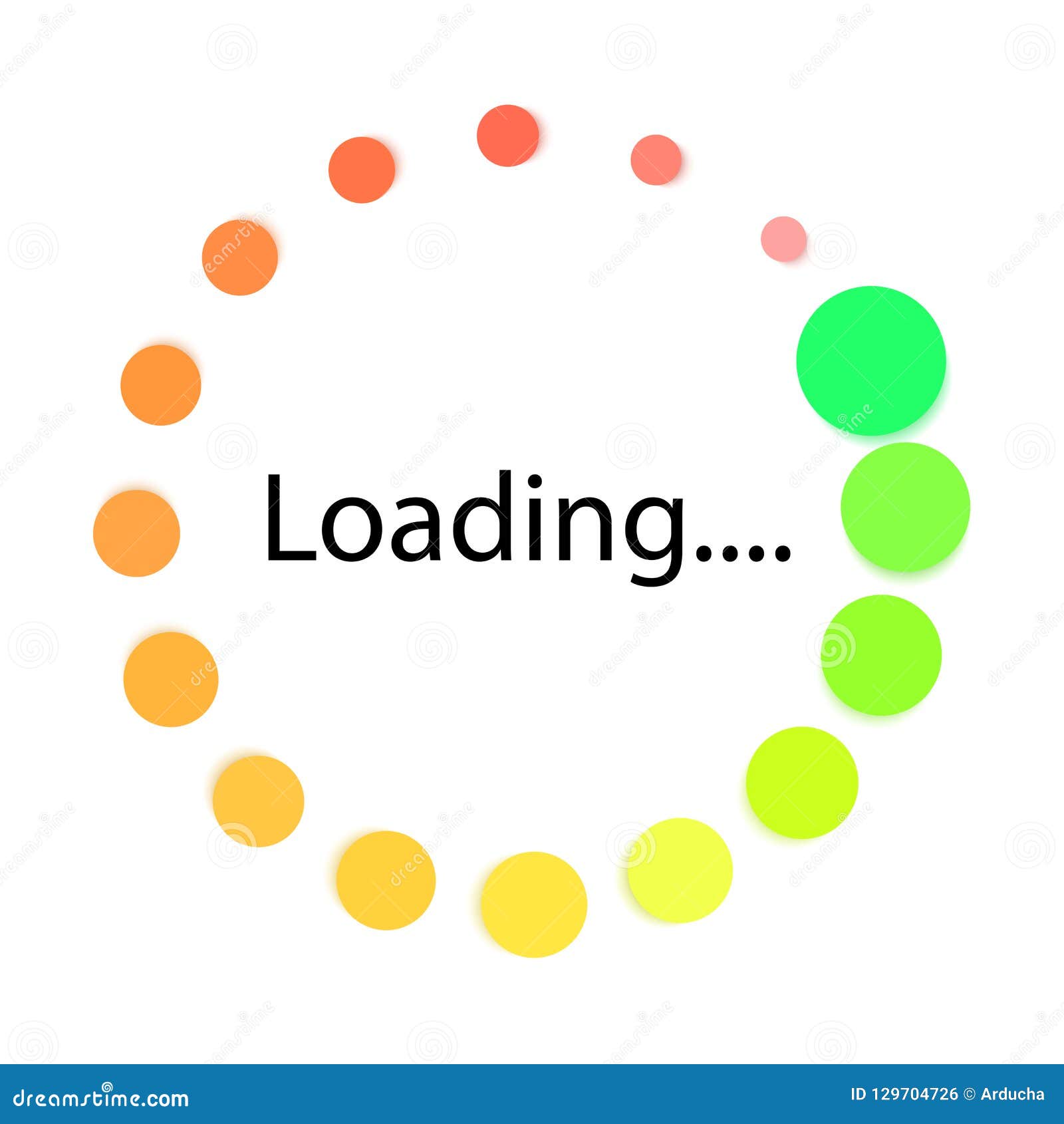 Loading design stock illustration. Illustration of flat - 129704726