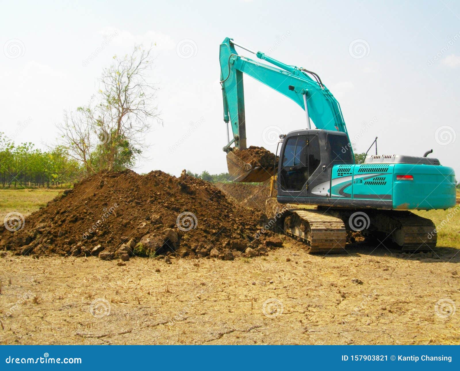 Loading and Digging Machines Stock Image - Image of small, adjust ...