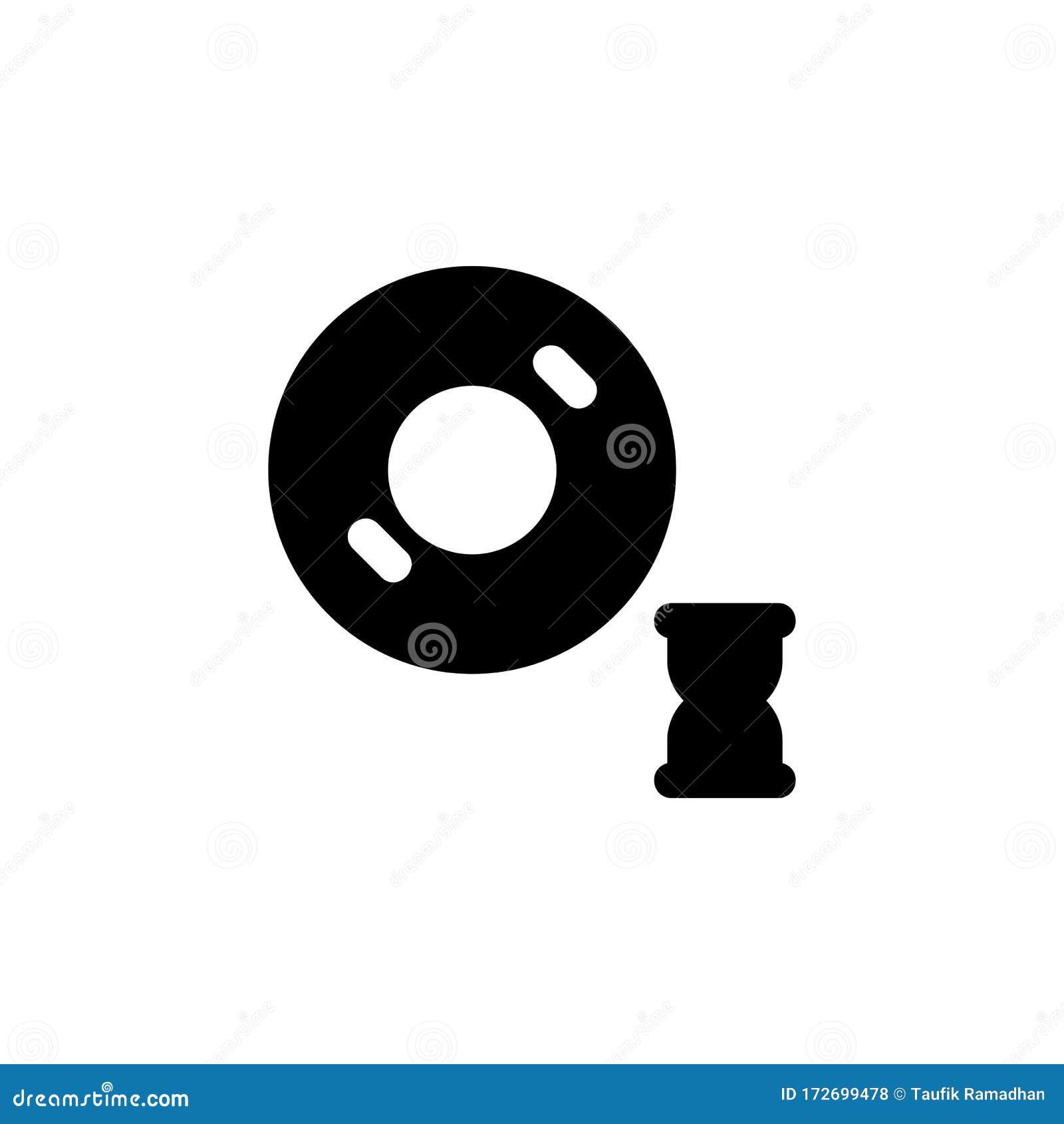 Loading Disc Icon. Perfect for Application, Web, Logo and Presentation ...