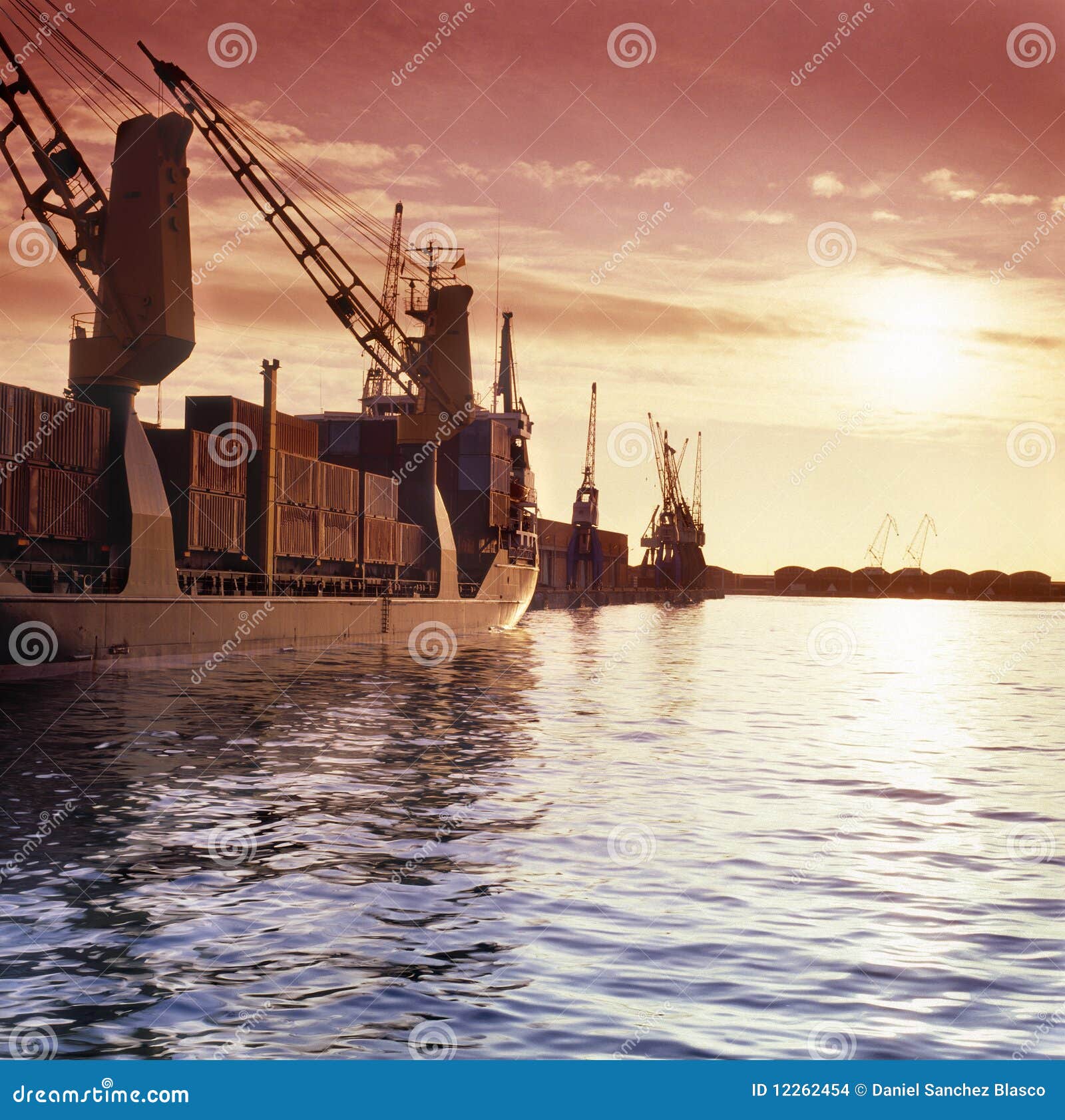 Loading dock stock photo. Image of cover, boat, loading - 12262454