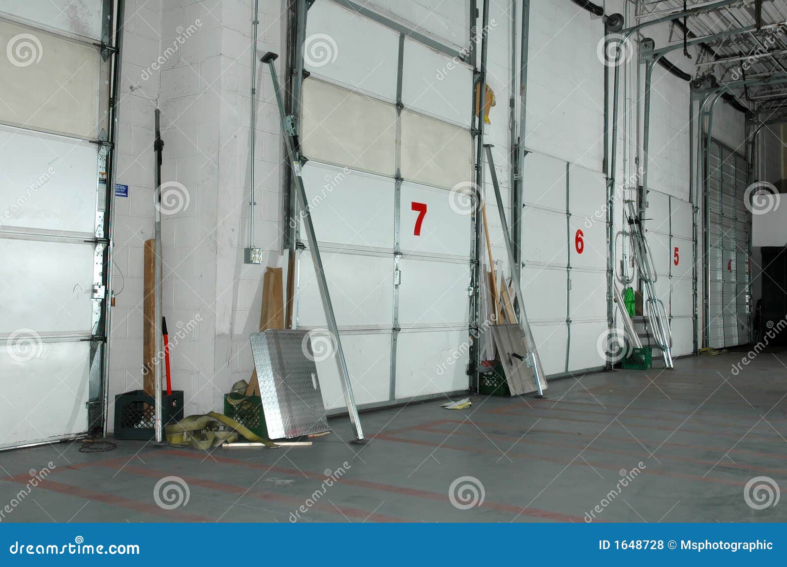 Loading Dock stock photo. Image of factory, storage, metal - 1648728