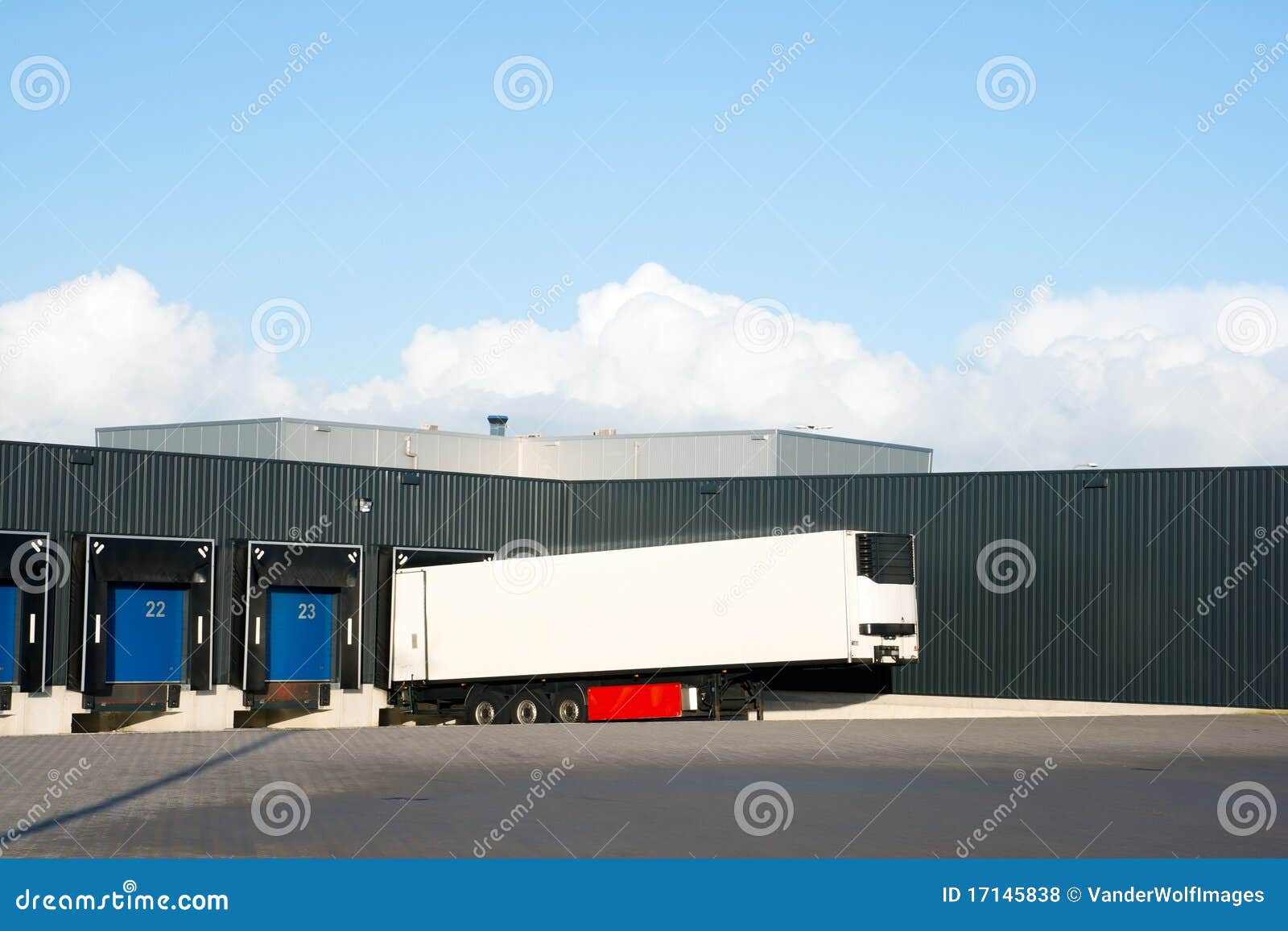Loading dock stock photo. Image of industrial, receiving - 17145838