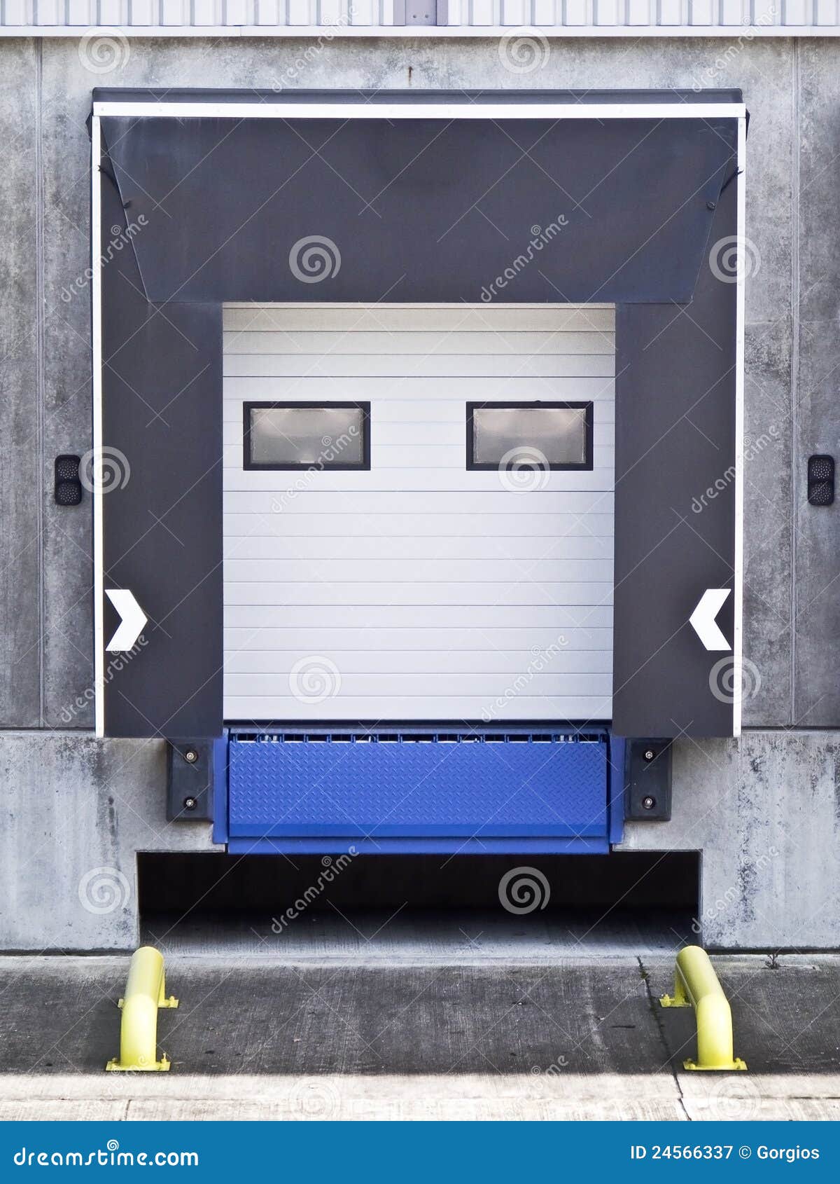 Loading Dock stock image. Image of view, goods, large - 24566337