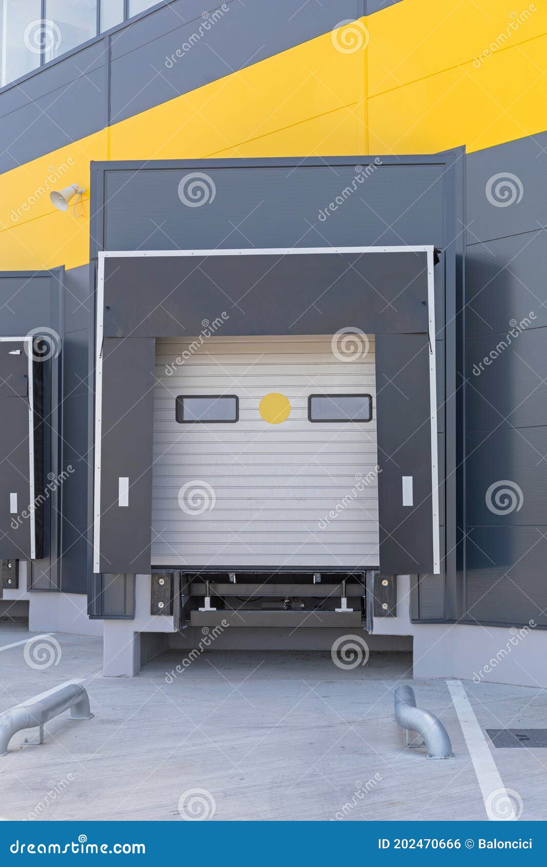 Cargo Door Loading Bay stock photo. Image of logistics - 202470666