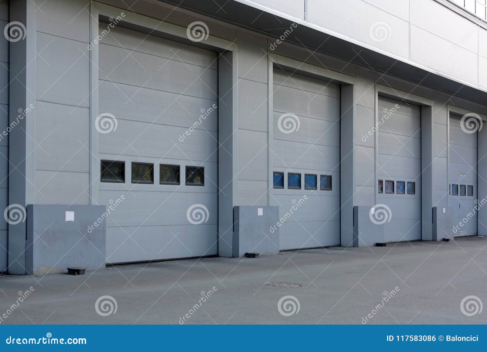 Warehouse Loading Bay stock photo. Image of docking - 117583086