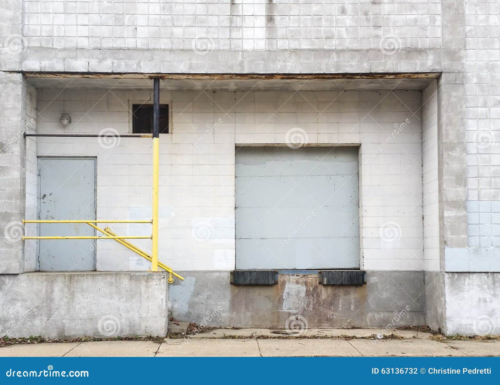 Loading dock of factory stock photo. Image of dock, industrial - 63136732