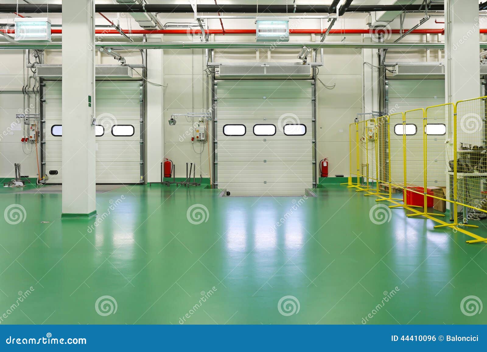Loading dock interior stock photo. Image of cargo, logistic - 44410096