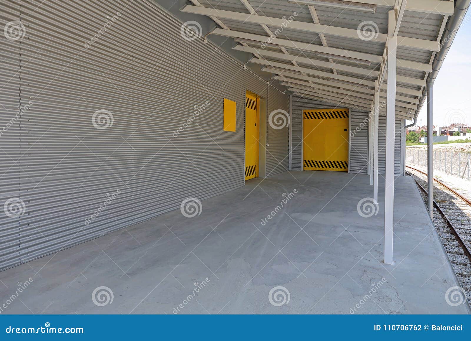 Loading Dock stock photo. Image of industrial, access - 110706762