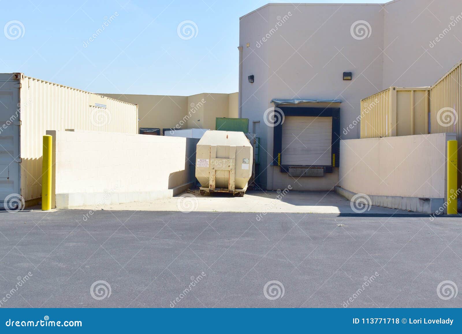 Loading Dock For Tractor Trailers Stock Photo | CartoonDealer.com ...