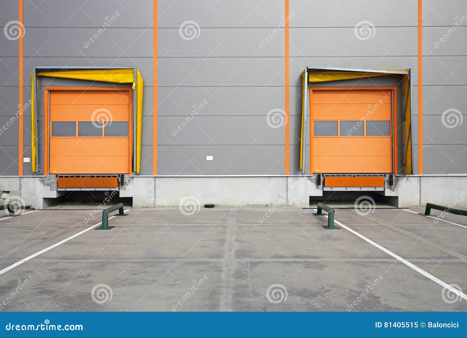 Loading Dock stock image. Image of transport, exterior - 81405515