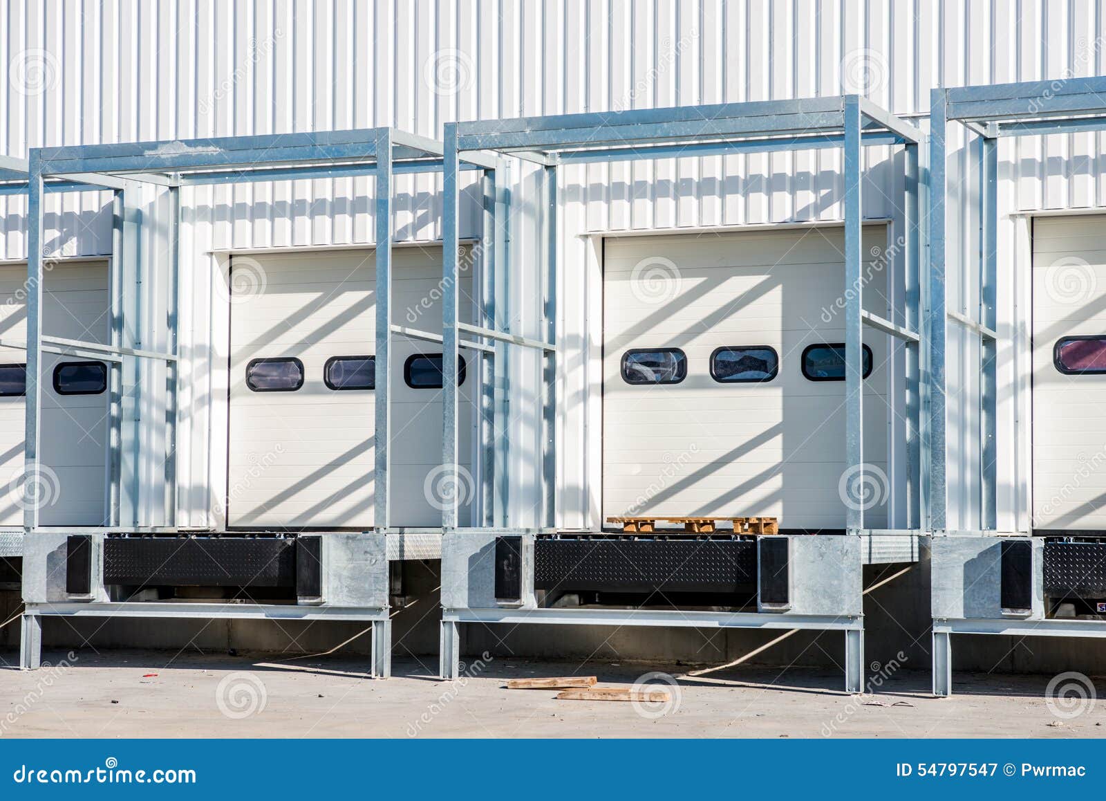 Loading Dock Under Construction Stock Image - Image of storehouse ...