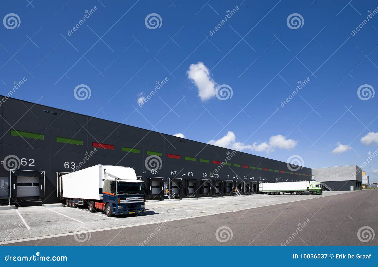 Loading docks stock image. Image of cargo, transport - 10036537