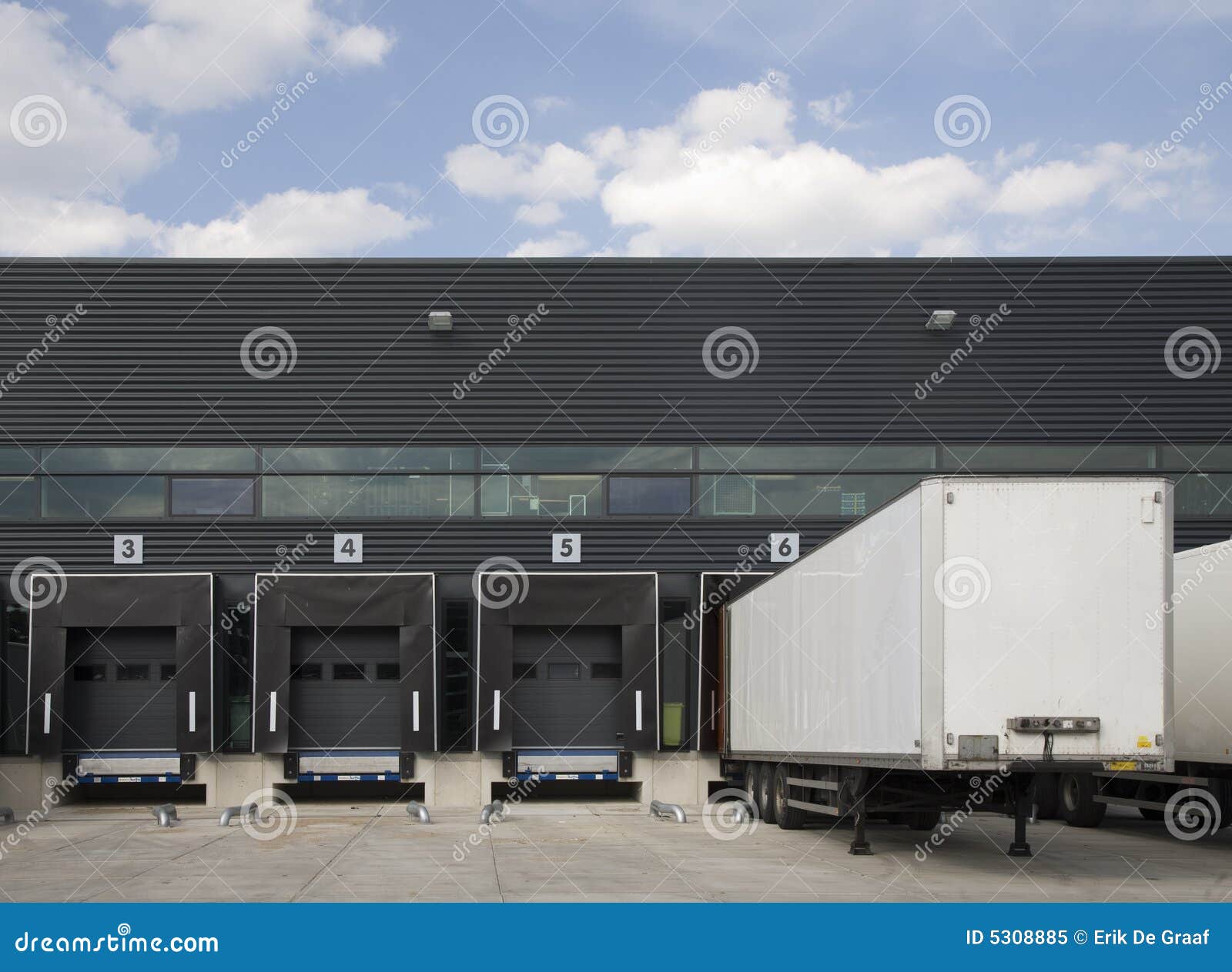 Loading docks stock image. Image of transport, unload - 5308885
