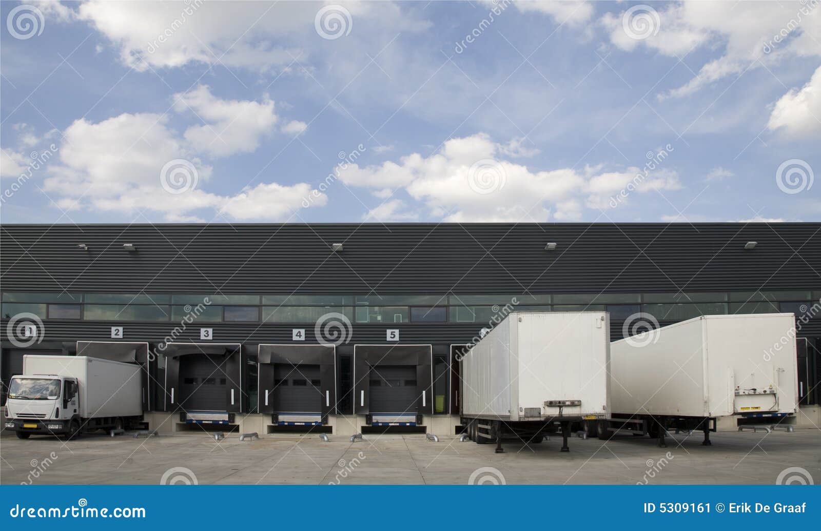 Loading docks stock image. Image of load, numbers, entrance - 5309161