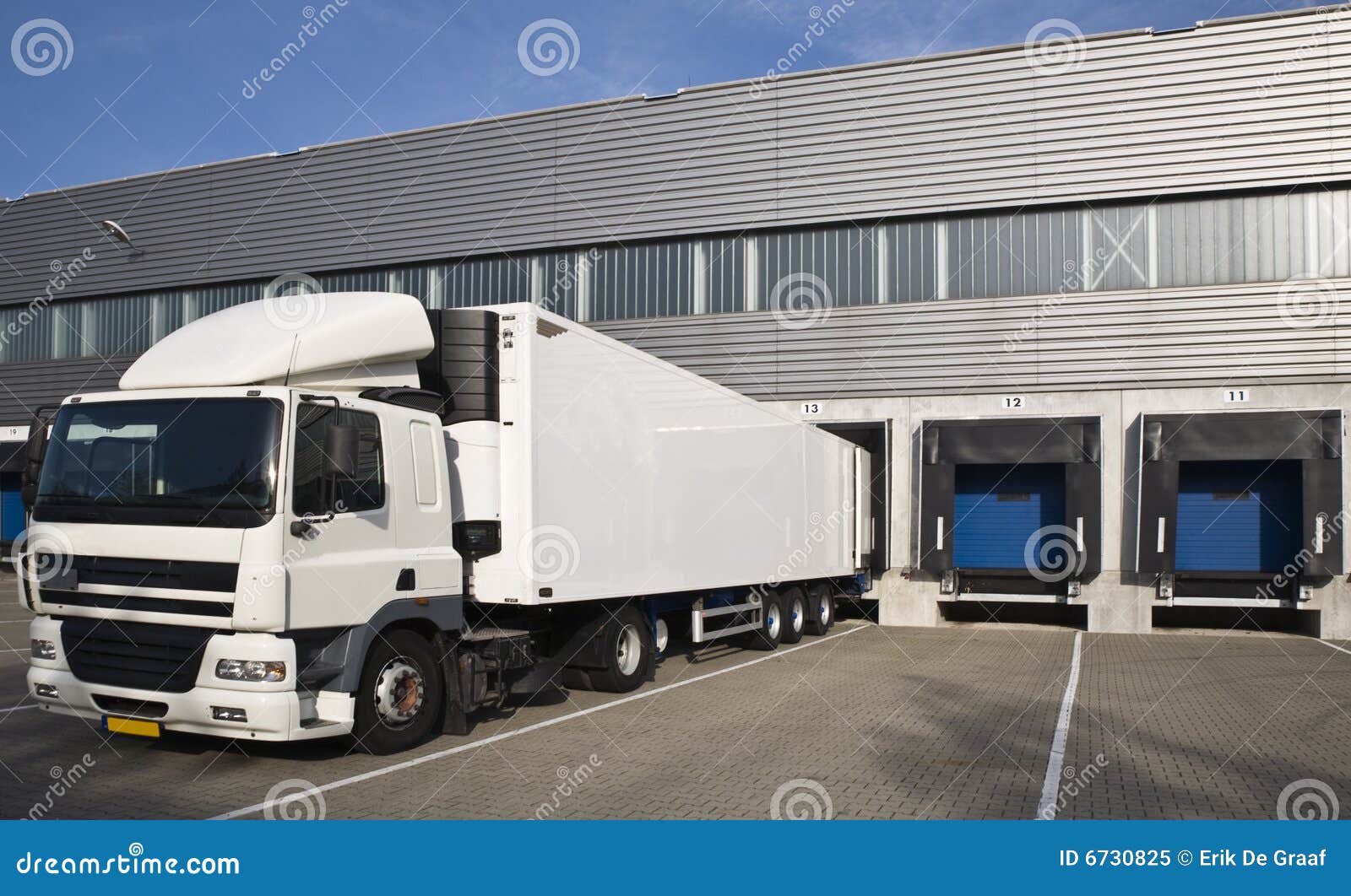 Loading docks stock image. Image of truck, dock, commercial - 6730825