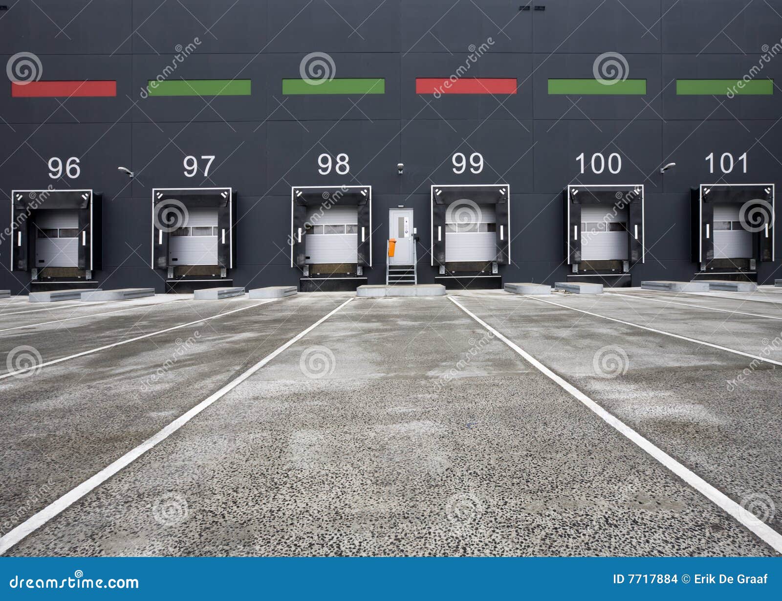 Loading docks stock photo. Image of commercial, entrance - 7717884