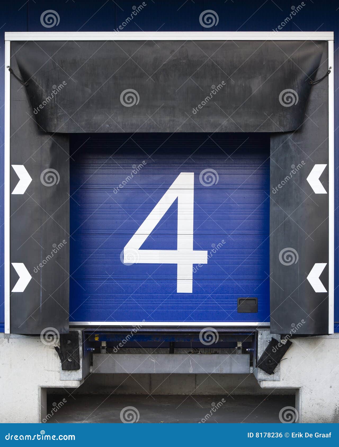 Loading docks stock photo. Image of doors, unload, logistics - 8178236