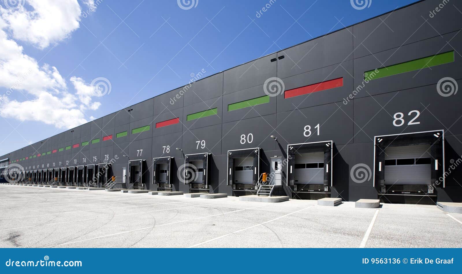 Loading docks stock photo. Image of truck, transport, shipping - 9563136