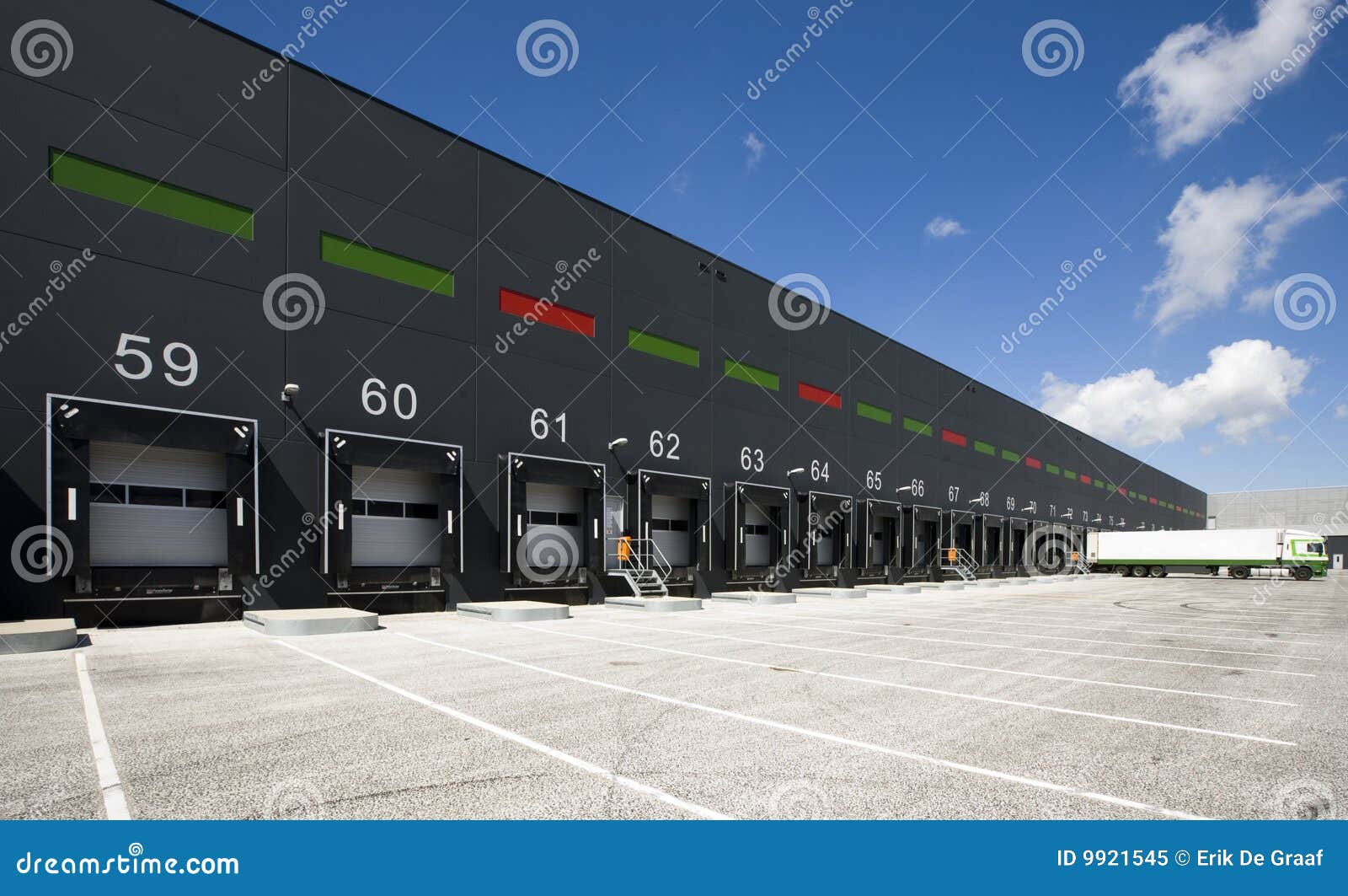 Loading docks stock image. Image of logistics, loading - 9921545