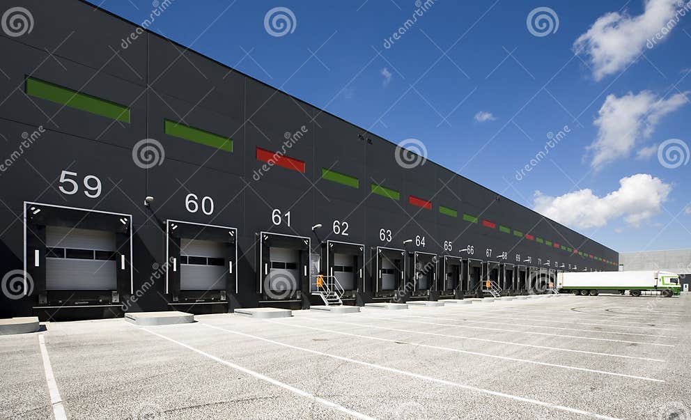 Loading docks stock image. Image of logistics, loading - 9921545