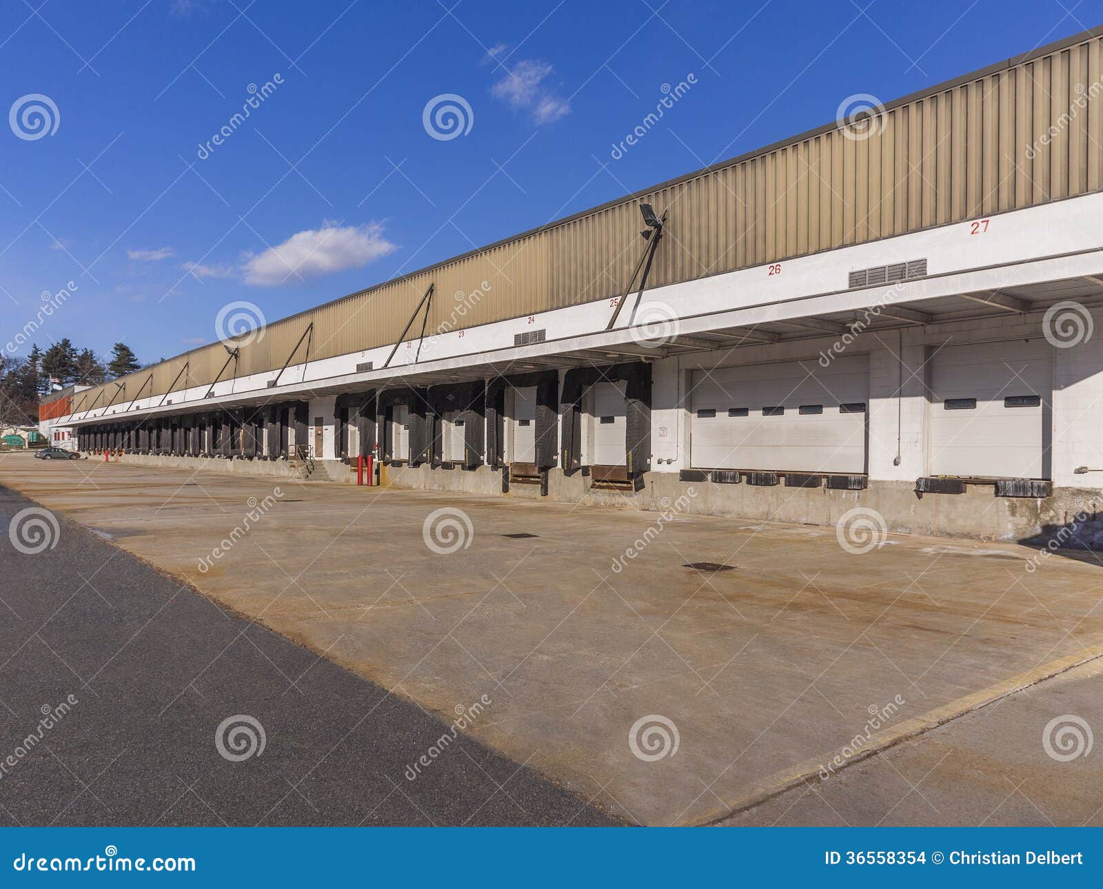 Loading docks stock photo. Image of cargo, logistics - 36558354