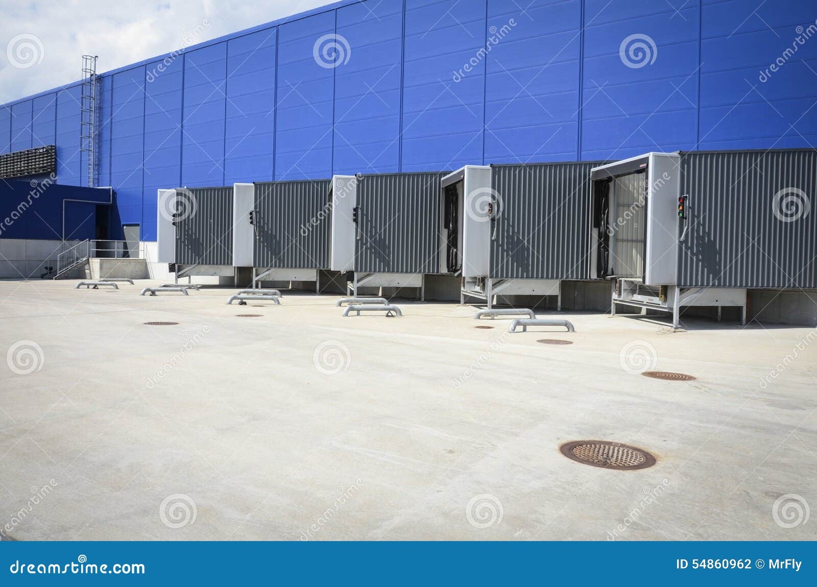 Loading docks stock photo. Image of silo, cargo, equipment - 54860962