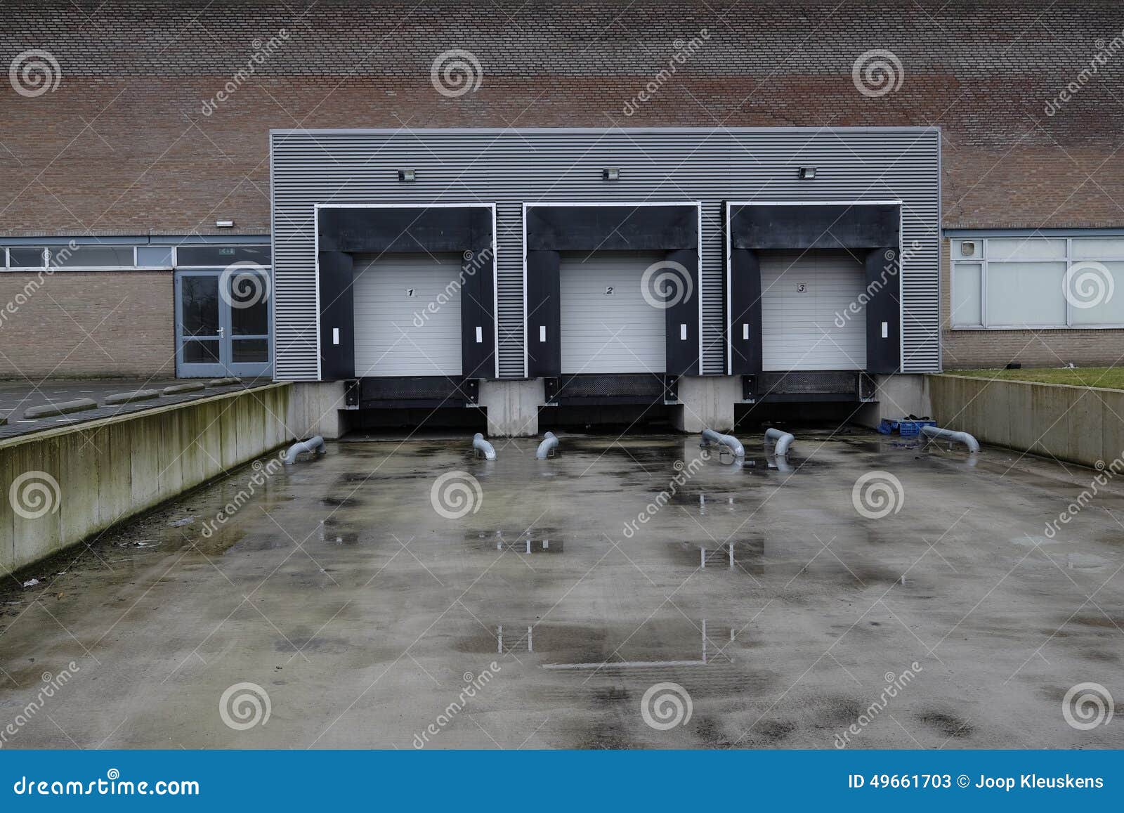 Loading docks for trucks stock image. Image of logistic - 49661703