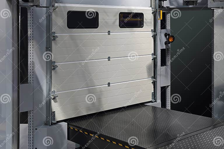 Loading Door stock photo. Image of load, cargo, insulated - 112292868