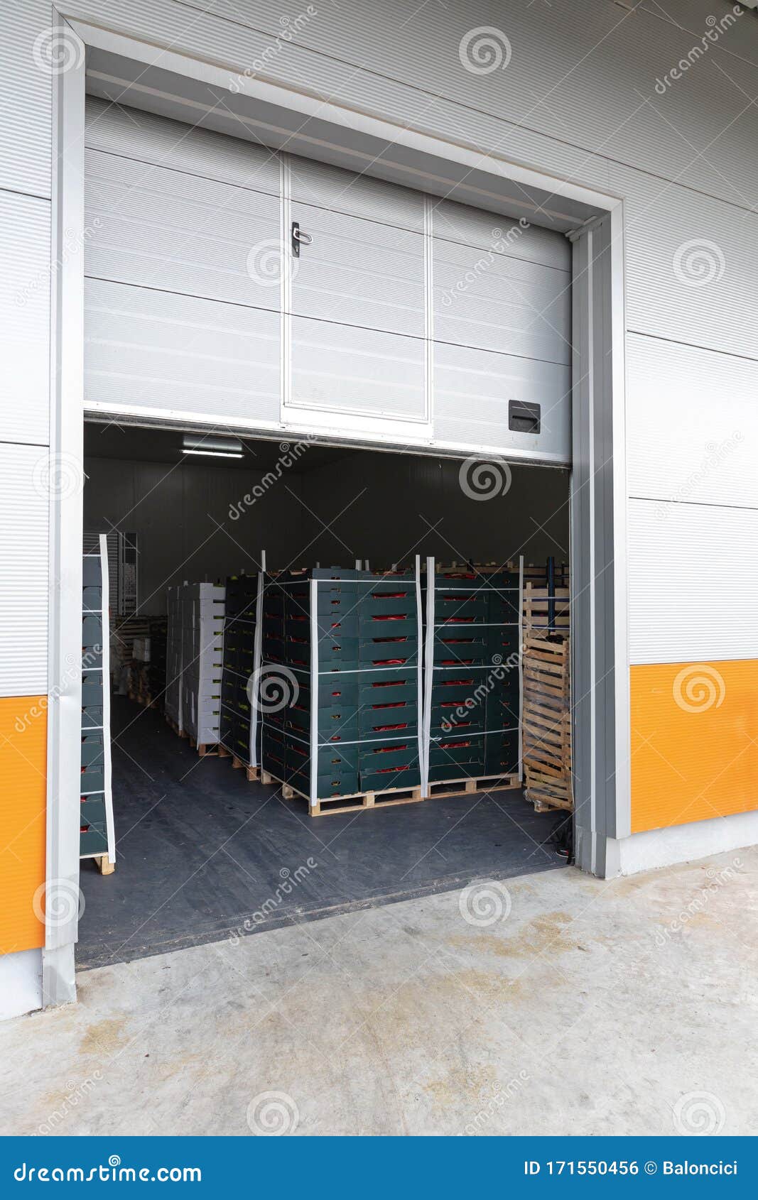 Loading Door Open stock photo. Image of structure, open - 171550456