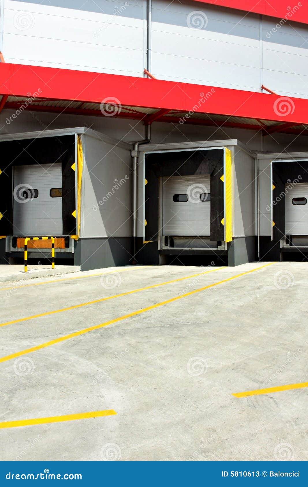 Loading doors stock image. Image of cargo, shipment, storage - 5810613