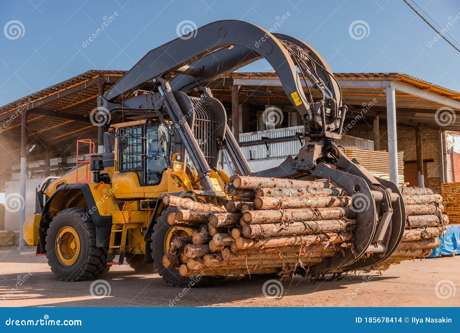 Loading Equipment for Logging. Log Loader for Timber, Logs. the Log ...