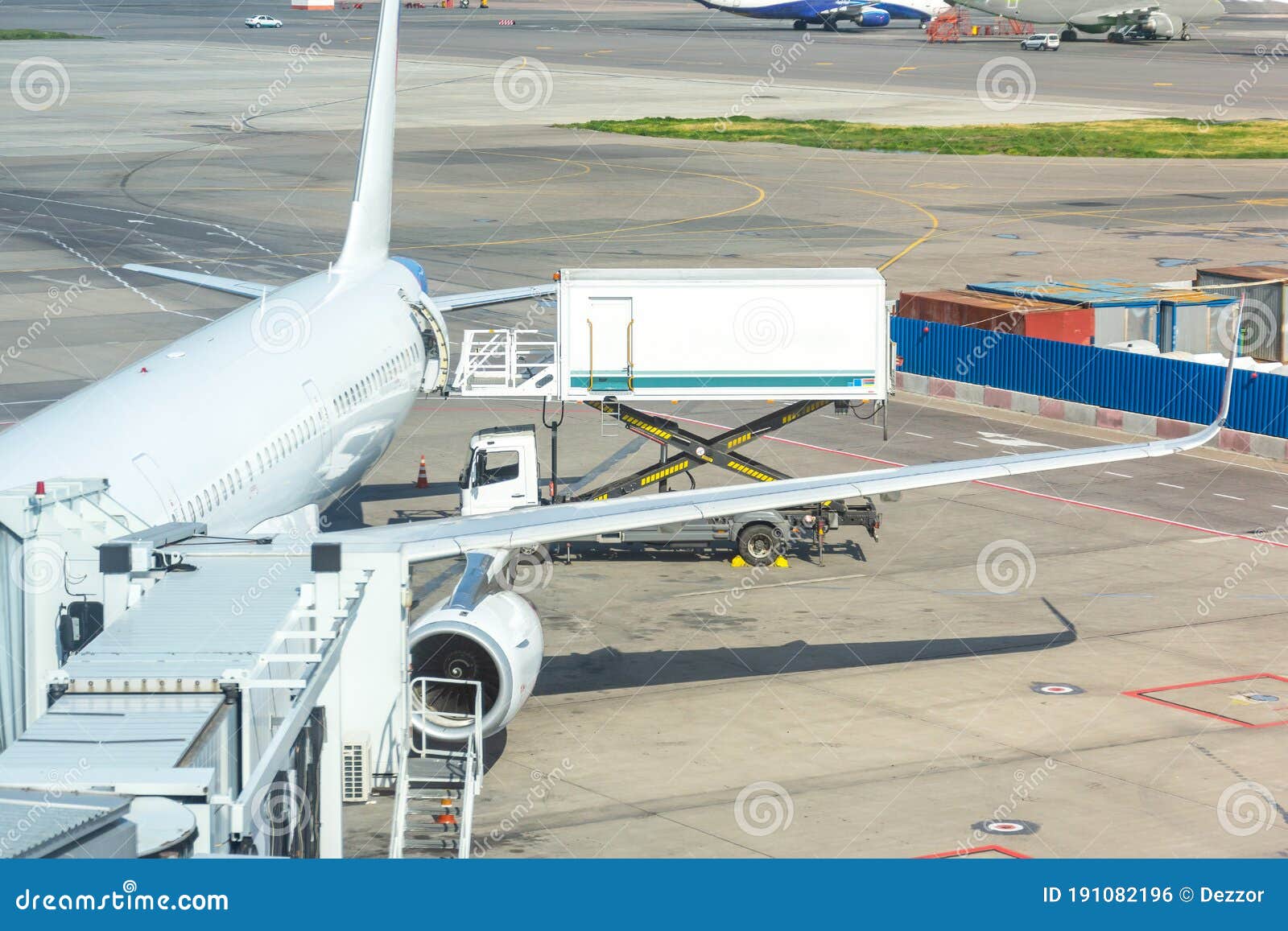 Loading Food and Food into the Plane Required for a Commercial ...