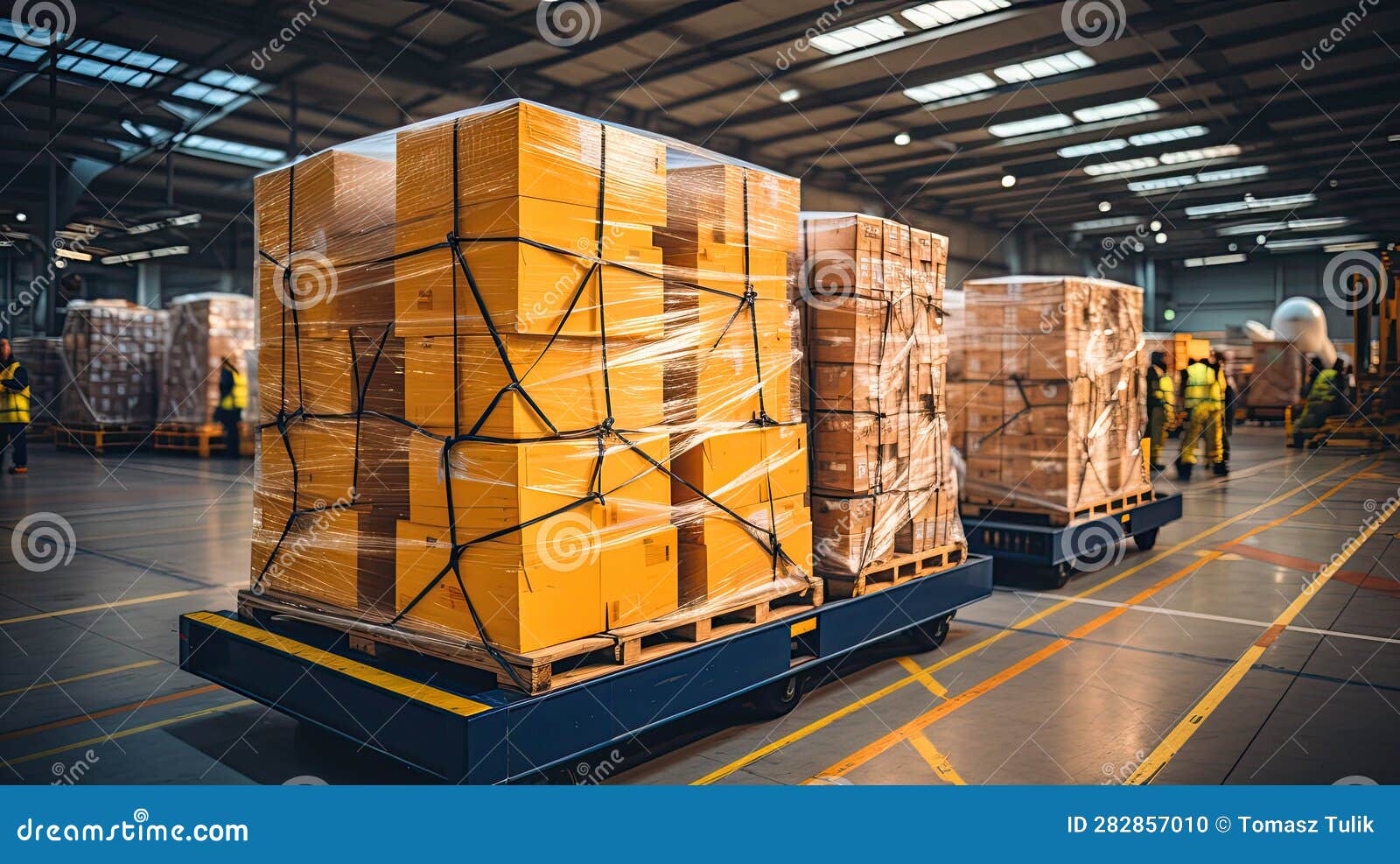 Loading of Goods on Board a Cargo Plane, Airport , Business Logistic ...