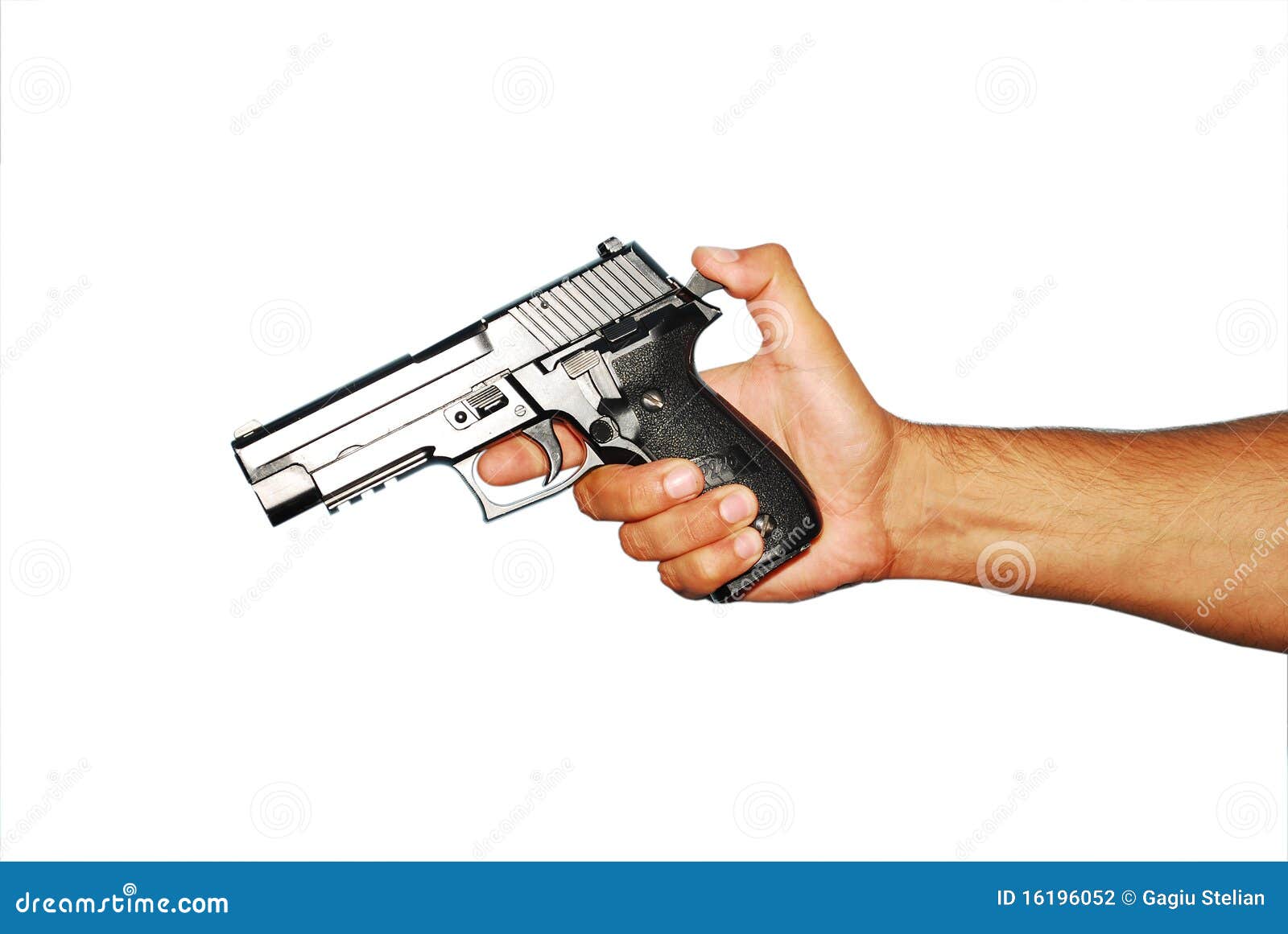 Loading gun stock photo. Image of backgrounds, metallic - 16196052