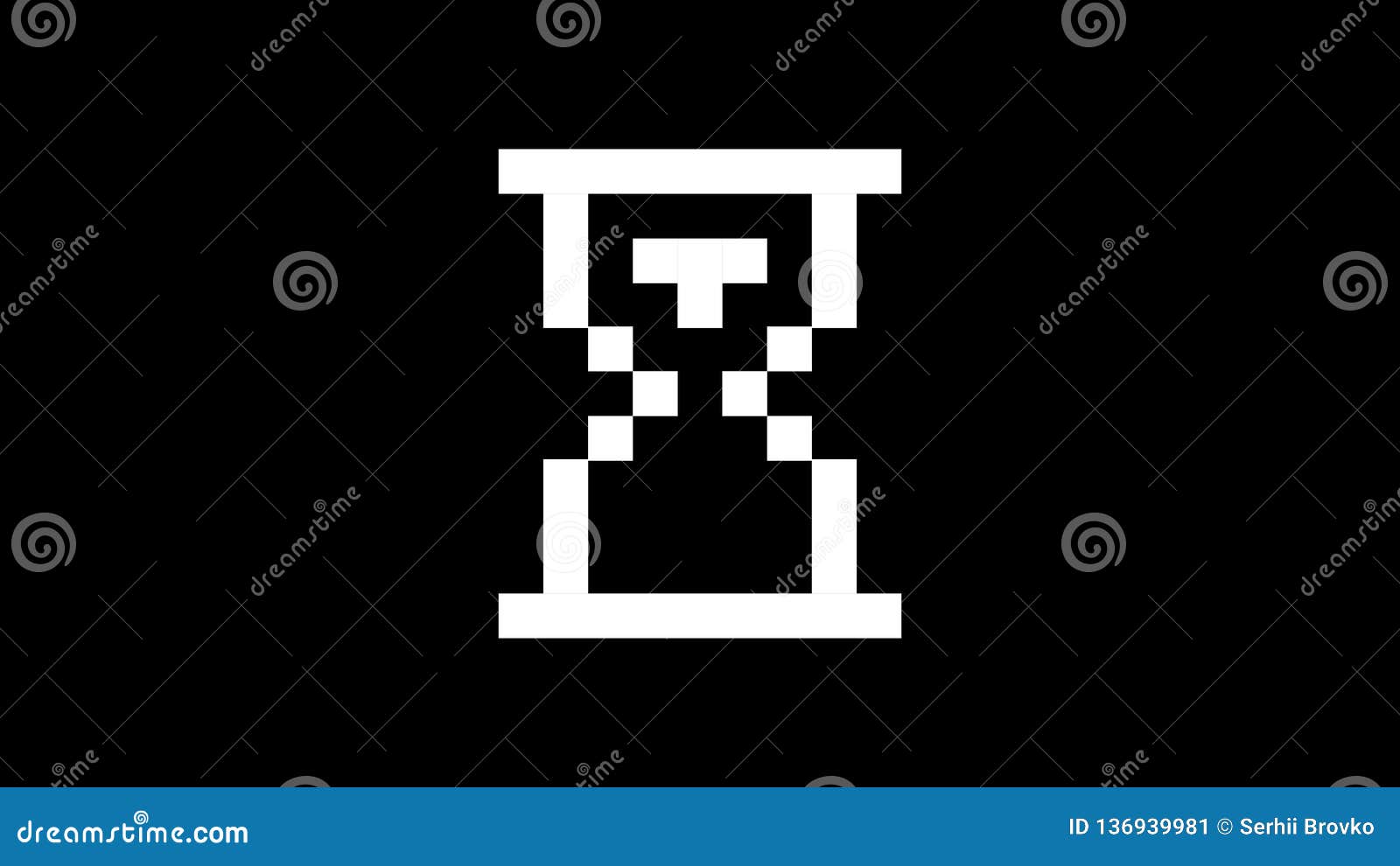 Loading Hourglass Animation with Optional Luma Matte. Alpha Luma Matte ...